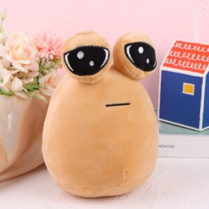 Eyomii Generic 22cm Stuffed Animal Hot Game,Alien Pou Plush Toy, Emotion Alien Plushie Stuffed Animal Pou Doll,Children's Day Gift, 8.6 inches KDHG1602 One Color