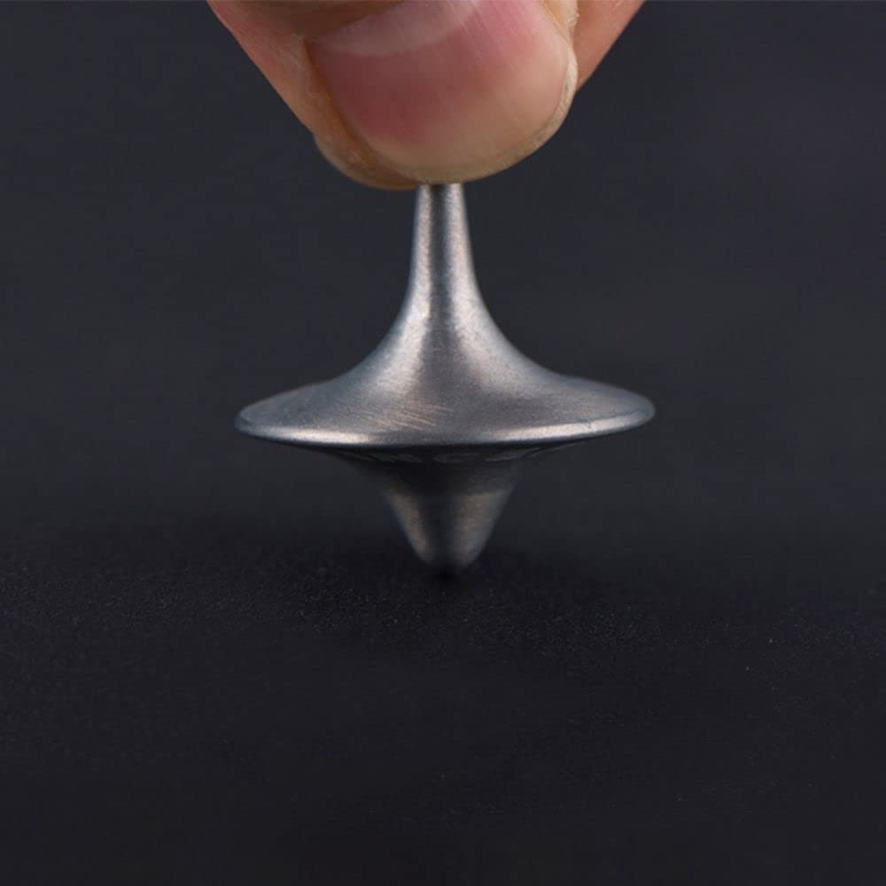 Spinning Top for Performance Toys Fun Silver Mini Stainless Adults Children Toy Educational Toys