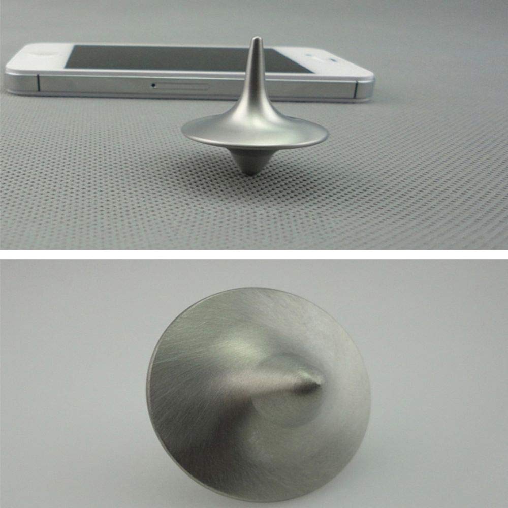 Spinning Top for Performance Toys Fun Silver Mini Stainless Adults Children Toy Educational Toys