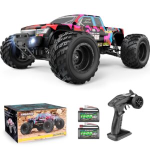 haiboxing 1:12 scale rc cars 903 rc monster truck, 38 km/h speed hobby fast rc cars for kids and adults toy gifts, 2.4 ghz 4wd electric powered remote control trucks ready to run 40+ min playtime