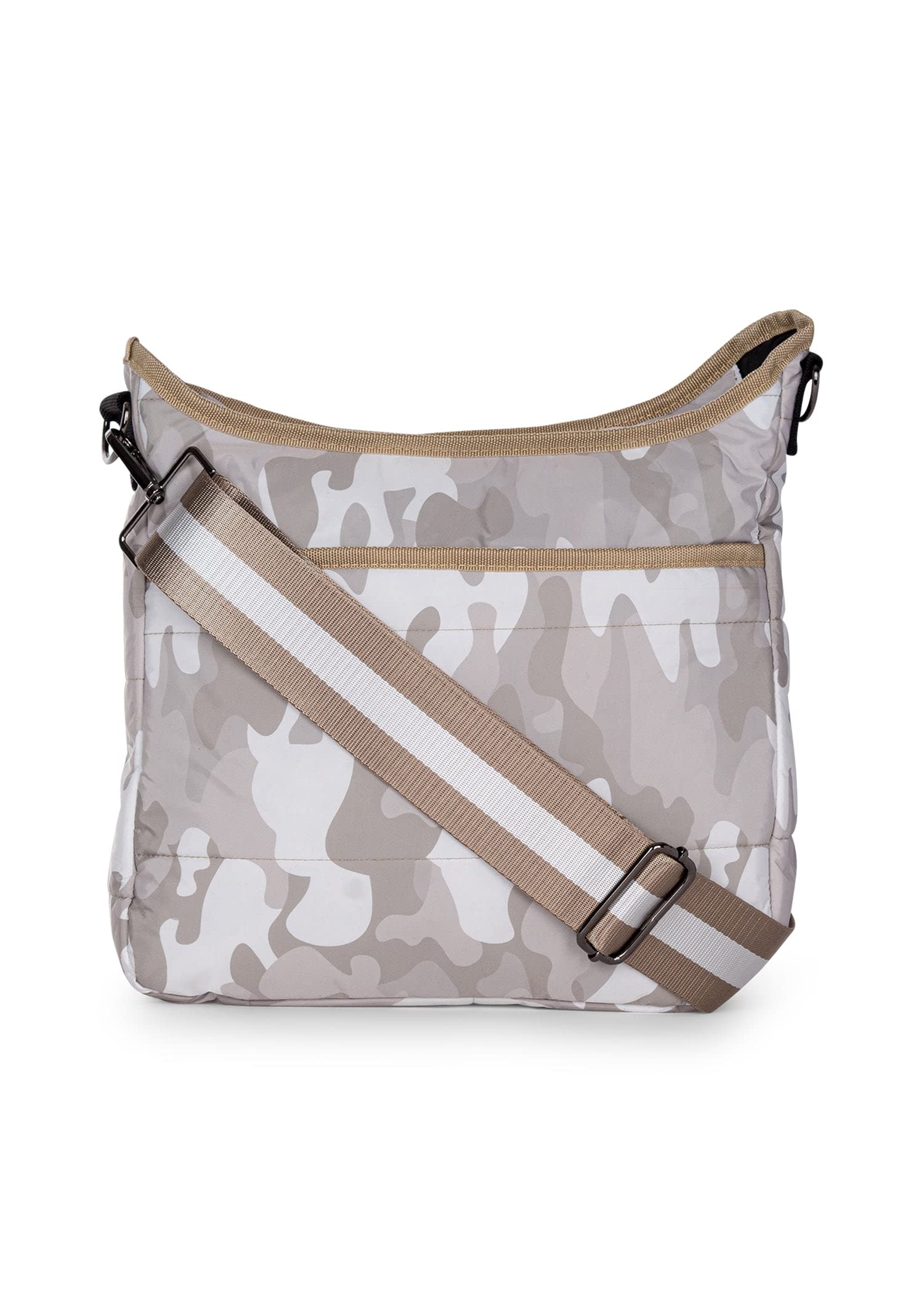 Haute Shore - Perri Crew Puffer Crossbody Bag, Beige Camo