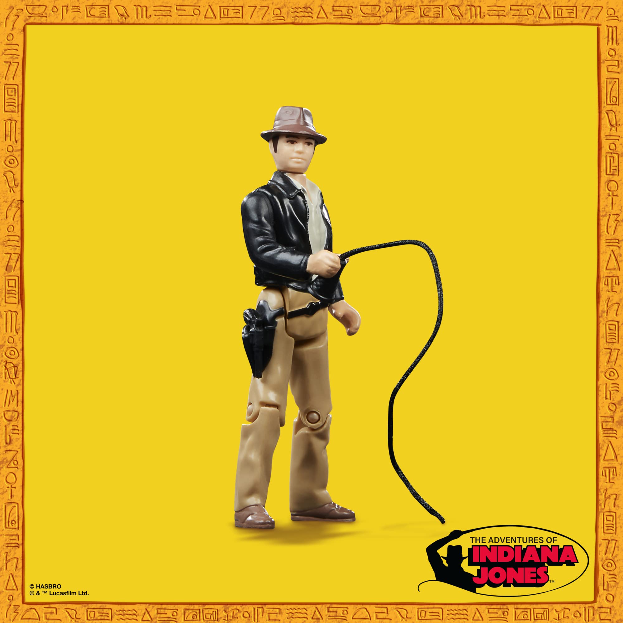 Indiana Jones and The Raiders of The Lost Ark Retro Collection Toy, 3.75-inch Action Figures for Kids Ages 4 and Up