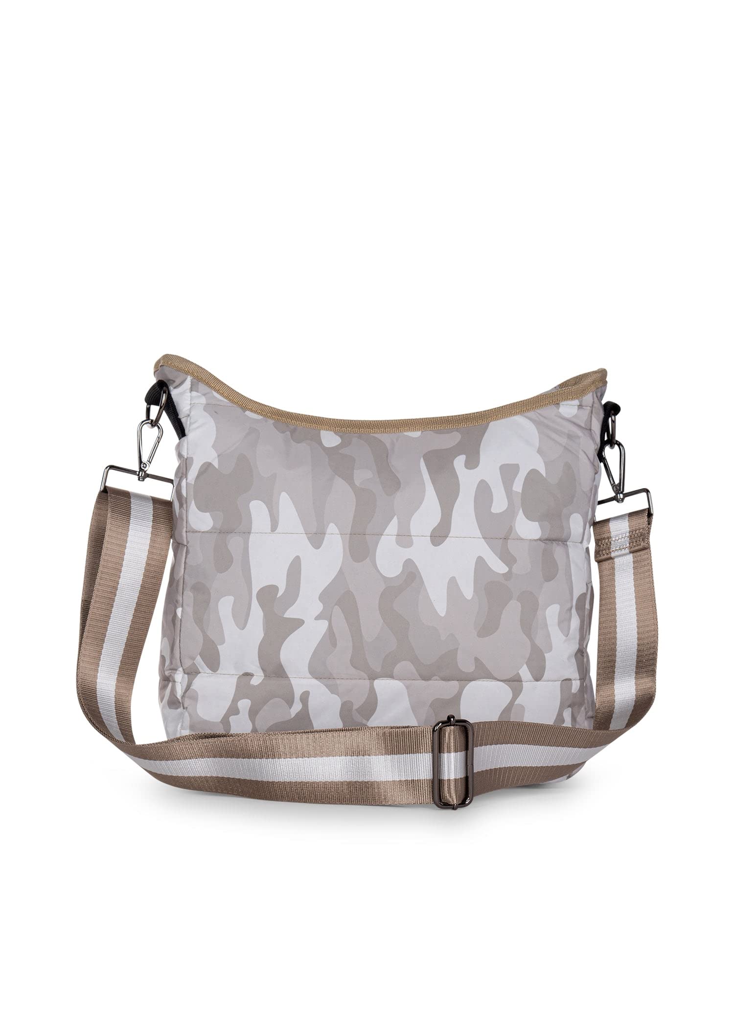 Haute Shore - Perri Crew Puffer Crossbody Bag, Beige Camo