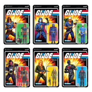 Super7 G.I. Joe Cobra B.A.T. - 3.75" G.I. Joe Action Figure with Accessory Classic Cartoon Collectibles and Retro Toys