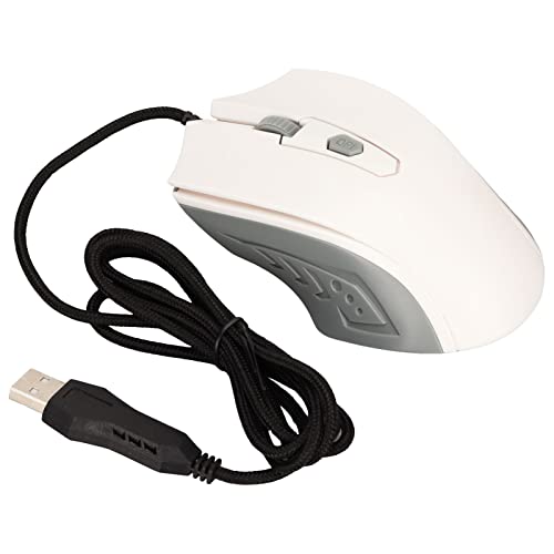 AI Voice Input Mouse, RGB Backlit Wired Mouse for Gaming Mute Key