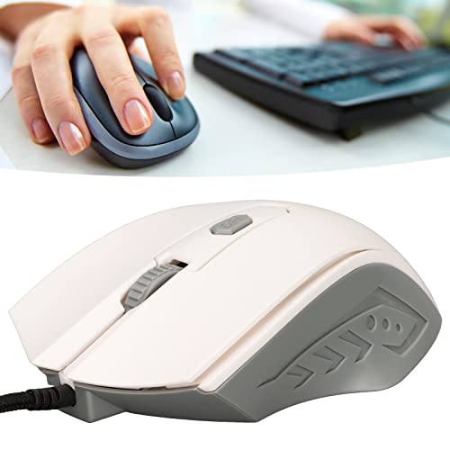 AI Voice Input Mouse, RGB Backlit Wired Mouse for Gaming Mute Key