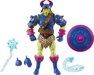 masters of the universe masterverse action figure, pig-head toy collectible with articulation & accessories, 7 inch