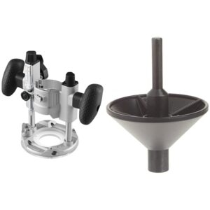 bosch pr111 plunge base for gkf125ce palm router&bosch ra1151 router subbase centering pin and cone