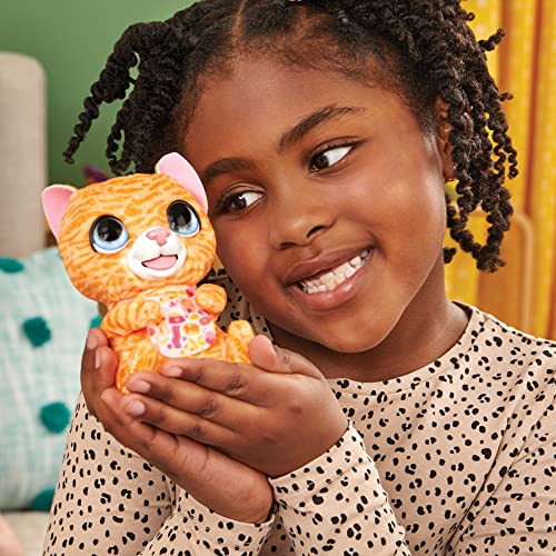 FurReal Newborns Kitty Animatronic Plush Toy with Sound Effects, Interactive Pets for Kids Ages 4 and Up