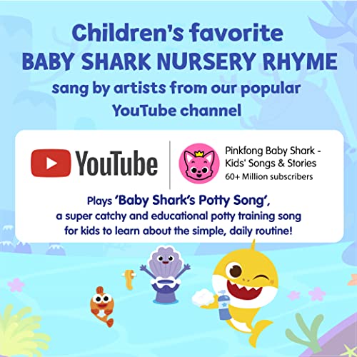 Pinkfong Baby Shark Potty Time Sound Book: Interactive Potty Training StorybookㅣBaby Learning Toys l Interactive Electronic Educational Learning for Preschoolers and Toddlers 1-3