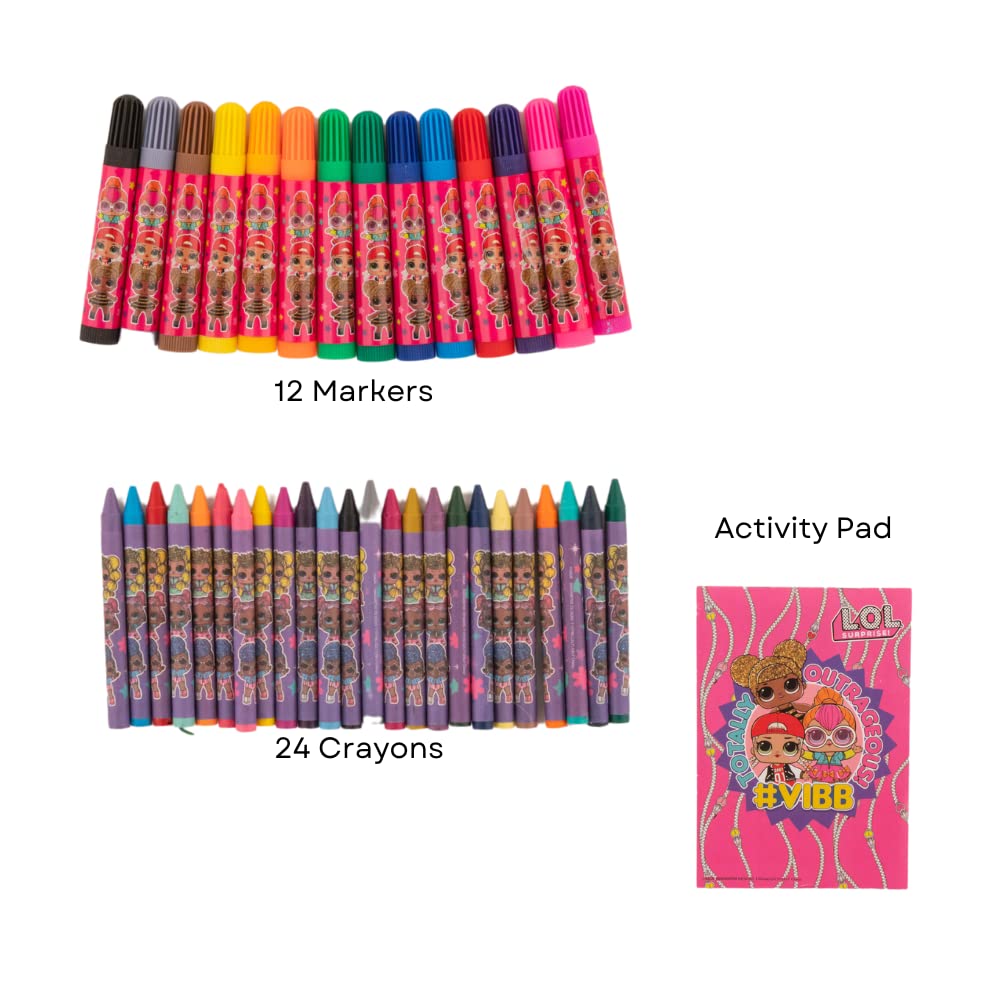 LOL Surprise Creative Coloring Canvas Painting and Activity Set for Kids, 1000+ pcs