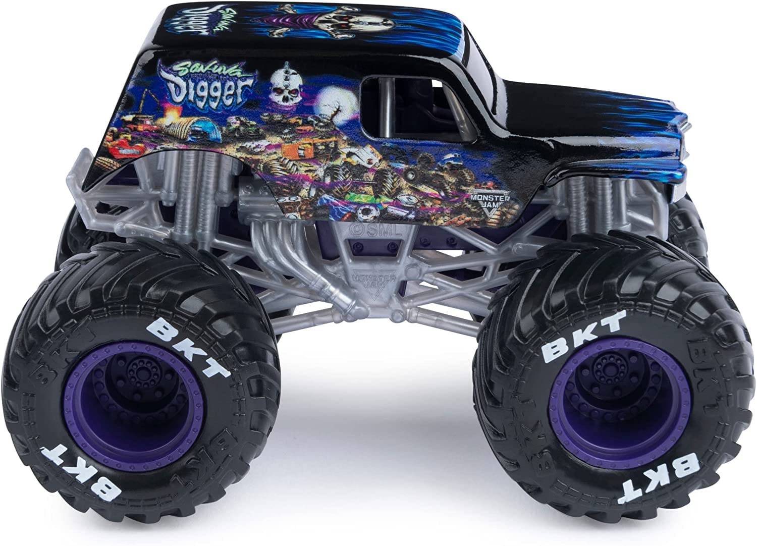 Monster Jam, Official El Toro Loco Vs. Son-uva Digger Die-Cast Monster Trucks, 1:64 Scale, Kids Toys for Ages 3 and up