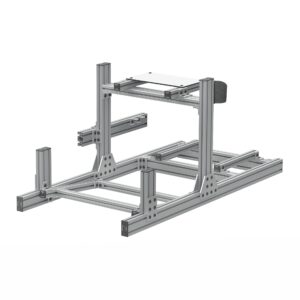 80/20 racing simulator cockpit rig aluminum extrusion frame