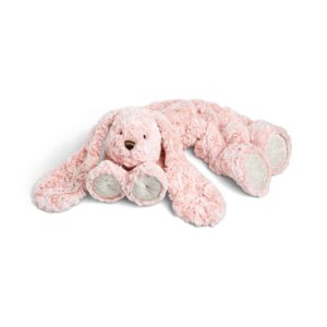 demdaco heartful hugs bunny pink 6 inch weighted neck wrap plush stuffed animal