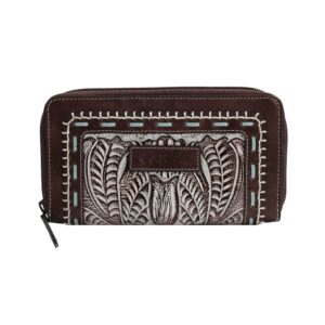 ariat rori wallet, dark brown