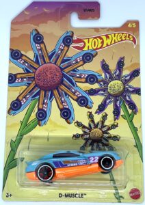 hot wheels 2022 - d-muscle - spring set 2022 [teal] 4/5