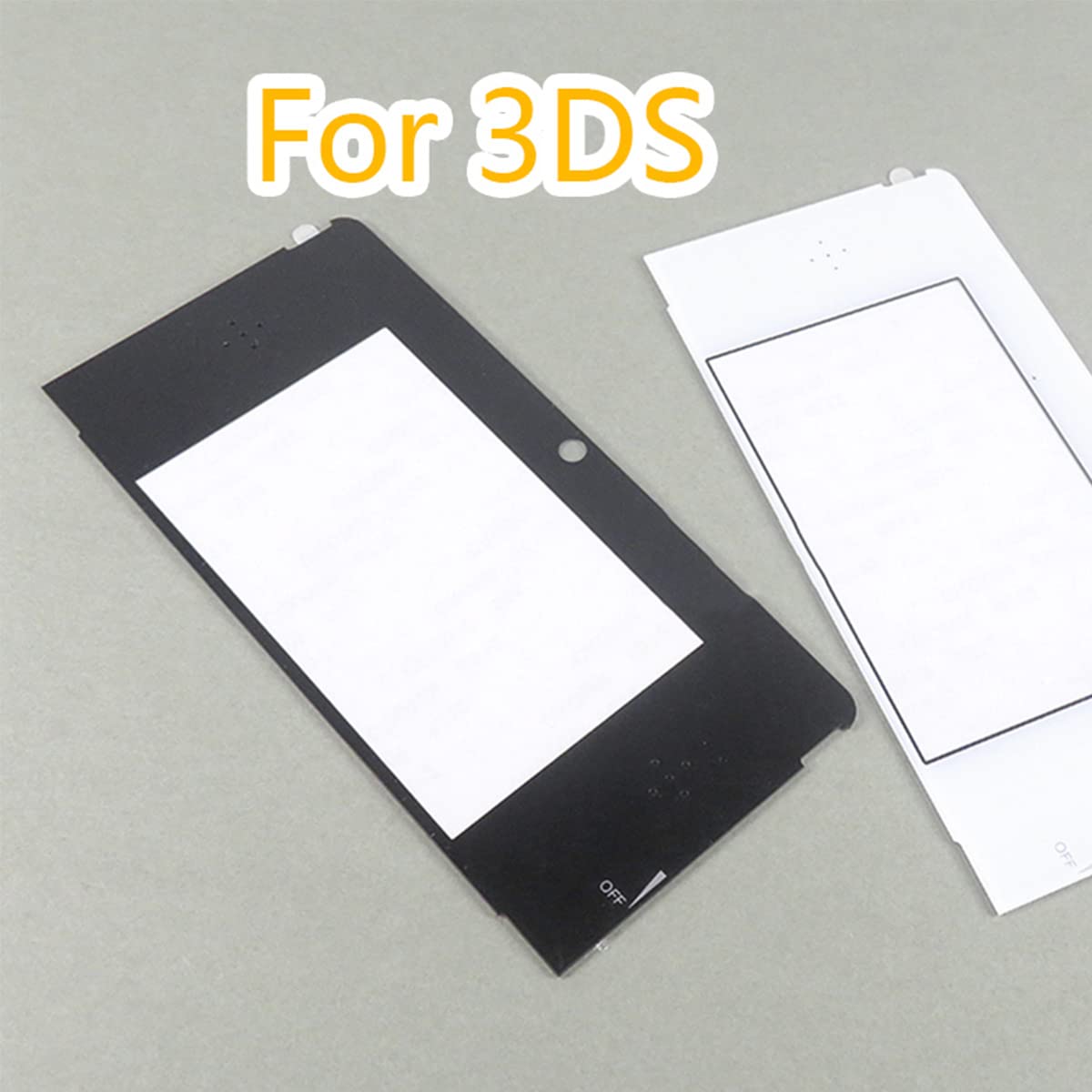 2pcs Replacement 3DS Display Faceplate Top Front LCD Screen Lens Cover for Nintend 3DS Screen Accessories Repair Parts