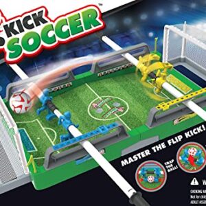 Buffalo Games - Flip Kick Soccer - Fast Paced Dexterity Game - Spinning Soccer Head to Head - Great for Family Game Night - Ages 5 and Up