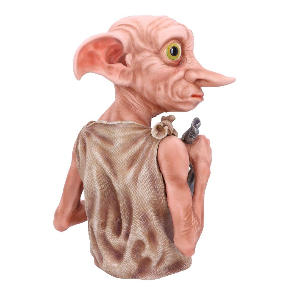 Nemesis Now Officially Licensed Harry Potter Dobby Bust, 30cm, Pink