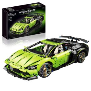 newrice super sports car building kit,1:10 scale car model building blocks toys,adult collectible race car,for 14+ year boys,adult(2209pieces)