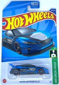 hot wheels 2022 -nissan leaf rc_02- hw green speed 2/5 [blue] 100/250