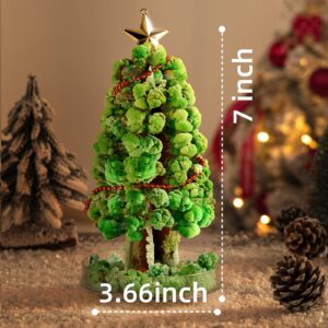 Mideer Magic Growing Crystal Christmas Tree, Presents Novelty Kit for Kids Funny Educational and Party Toys, Kids DIY Arts and Crafts, Science Kits Feel The Magical Growth of Xmas Ornaments