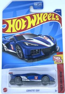 hot wheels 2022 - corvette c8.r - then and now 1/10 [blue] 190/250