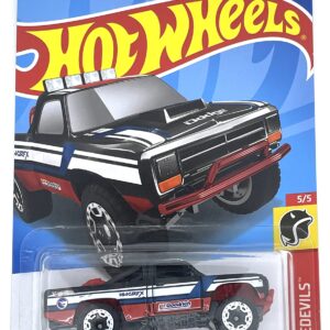 Hot Wheels 2022 - '87 Dodge D100 - HW Daredevils 5/5 [Black] 186/250 - Treasure Hunt