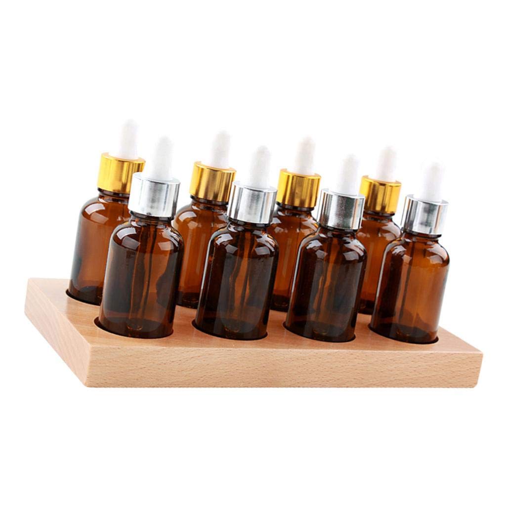 Harilla Wood Sensory Material 8 Pieces Tasting Bottles Set,