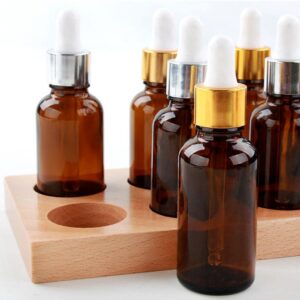 Harilla Wood Sensory Material 8 Pieces Tasting Bottles Set,