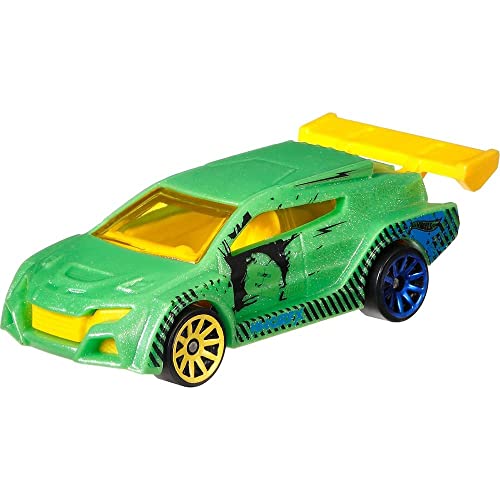 Hot Wheels Color Shifters HWTF Loop Coupe ~ CFM46 - Dark Green, Yellow and Blue Car