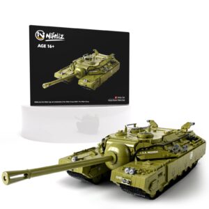 nifeliz t28 super heavy tank model toy for adults, collectible military building display set, a ww2 army tank display piece (2,986 pieces)