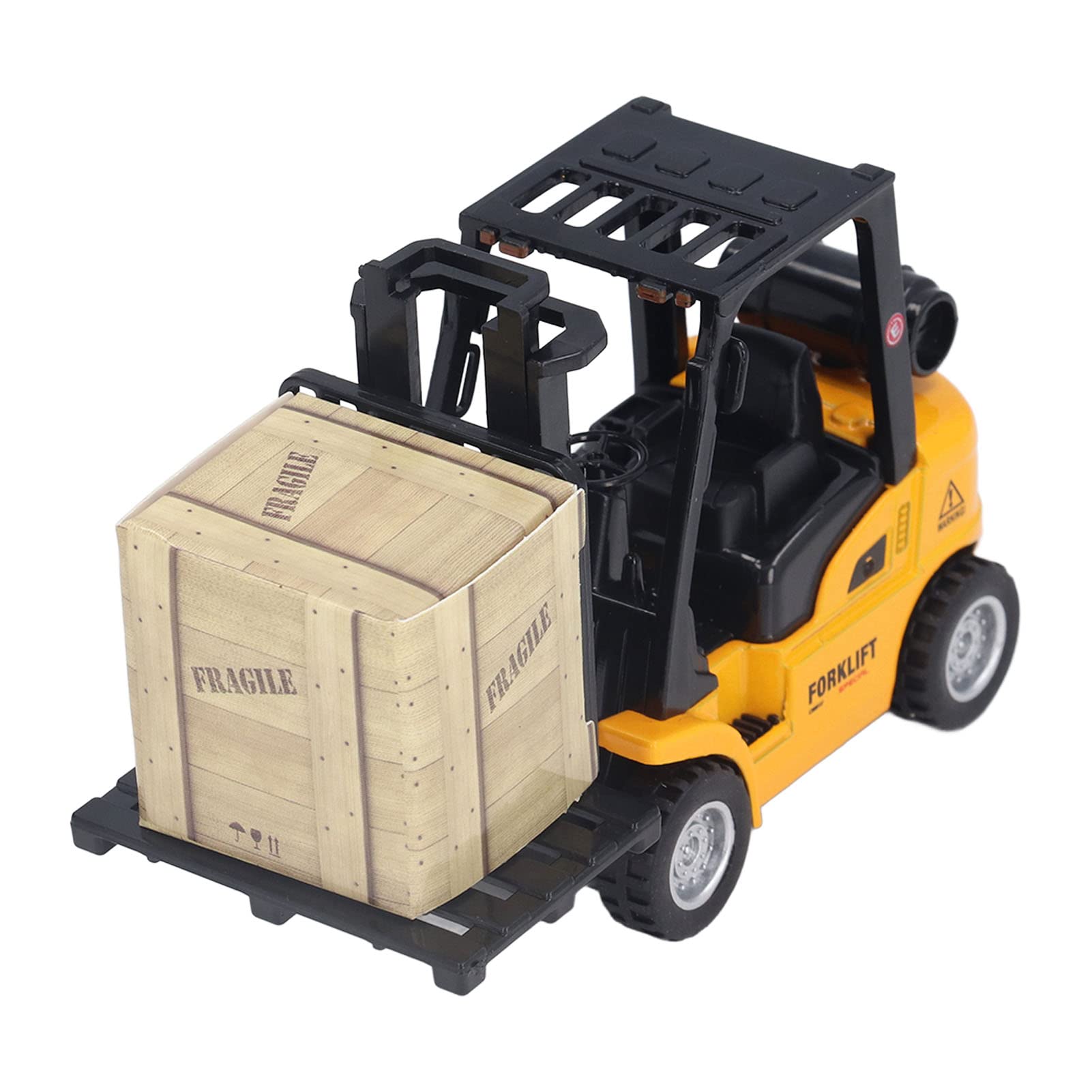 BTIHCEUOT Forklift Model, Forklift Toy Kids Forklift 360 Degree Polishing DropResistant Engineering Vehicle Model for Kids Age 3 and Up to Play