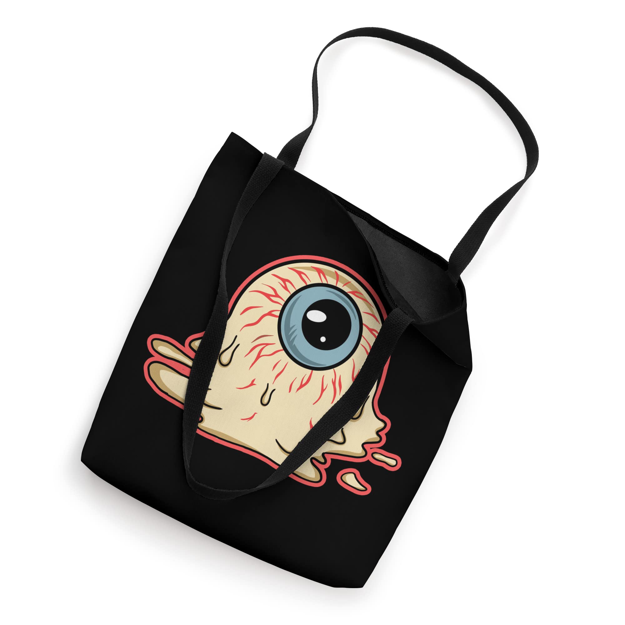 Freaky Creepy Melting Eyeball Anatomy Scary Eye Tote Bag