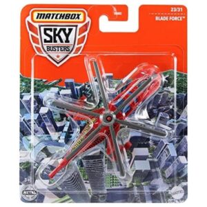 Matchbox Sky Busters Diecast Models 2 Pack Bundle - Blade Force Helicopter & Sea Arrow Ocean Research