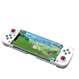 2022 gamepad, bt-compatible type-c gaming controller, portable joystick gamepads, for ps4 ios android /switch pc, support ios android /ps4 /switch pc functions d3 mobile version (white)