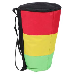 djembe drum bag 12 inch, large djembe backpack bag with shoulder strap, double layer, djembe drum carrying case multi