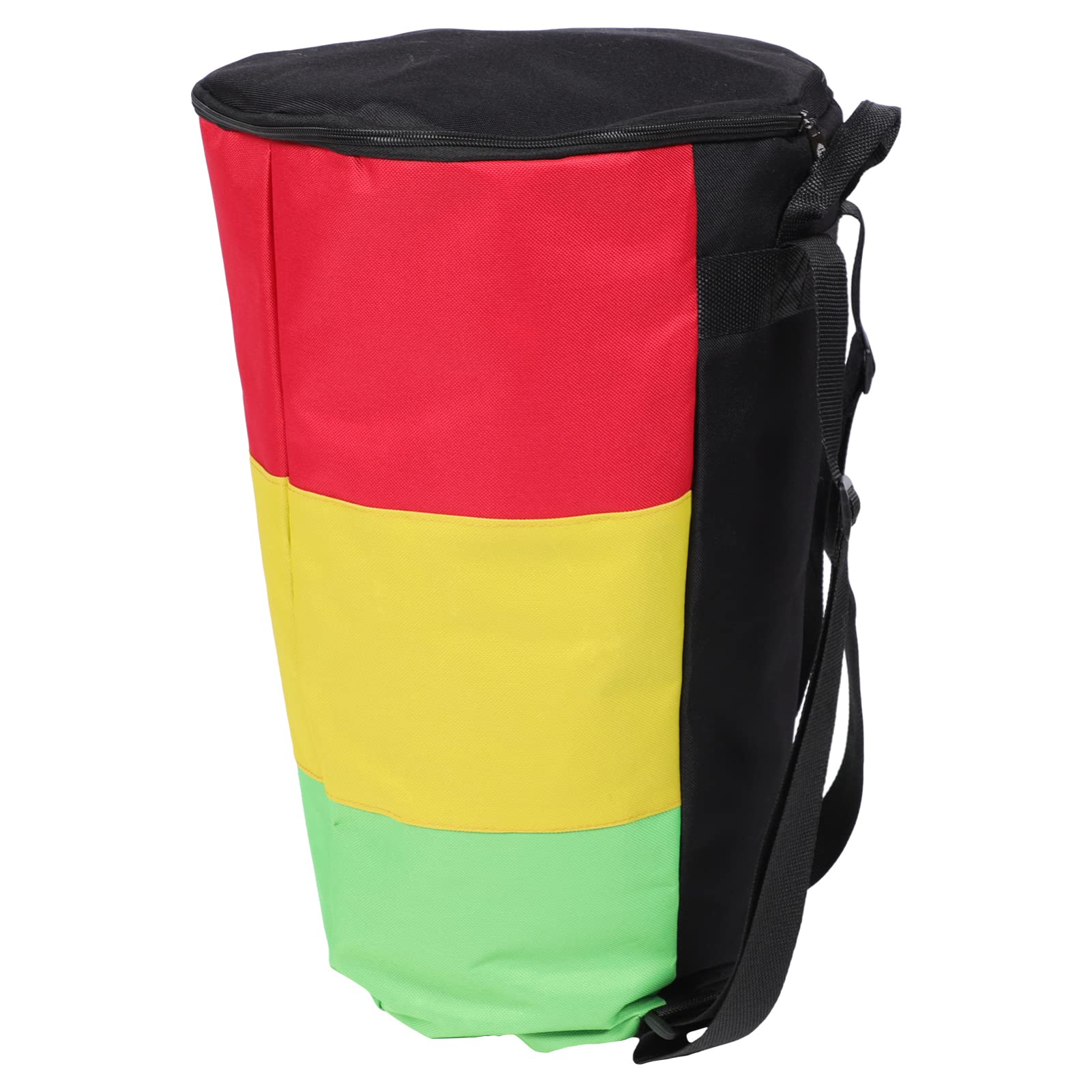 Djembe Drum Bag 12 Inch, Large Djembe Backpack Bag with Shoulder Strap, Double Layer, Djembe Drum Carrying Case Multi