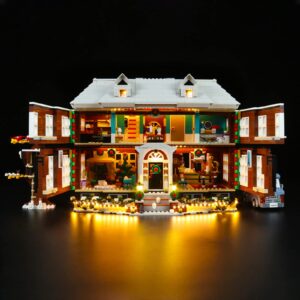 Bourvill LED Lights Kit for Lego Ideas Home Alone 21330 - Lights Set Compatible with Lego 21330 Set -Classic Version (Lights Kit without Model)