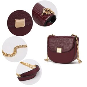 MKF Collection Designer Fashion Shoulder Bag for Women, Stylish Handbag Crossbody Purse