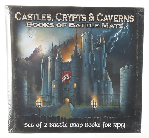 Castles, Crypts & Caverns Books of Battle Mats