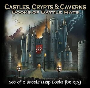 castles, crypts & caverns books of battle mats