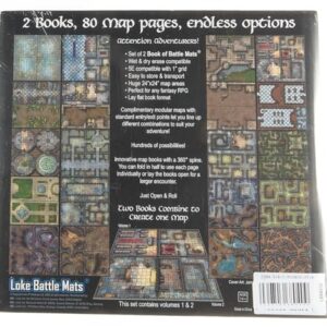 Castles, Crypts & Caverns Books of Battle Mats