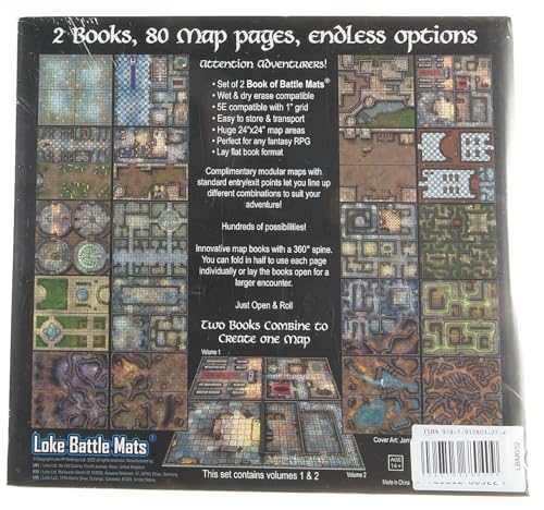 Castles, Crypts & Caverns Books of Battle Mats