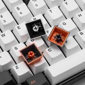 Mistel Doubleshot PBT Keycaps for Mechanical Keyboard with Cherry MX Switches and Clones, 108 Keys Plus Extra 11 Keys Set, PBT Keycaps with 6.25U Space Bar for PC Gaming Keyboard, Gloaming Color