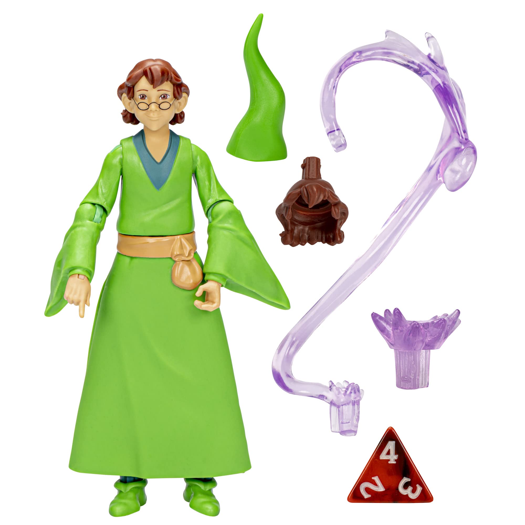 Dungeons & Dragons Cartoon Classics 6-Inch-Scale Presto Action Figure, D&D 80s Cartoon, Includes d4 from Exclusive D&D Dice Set