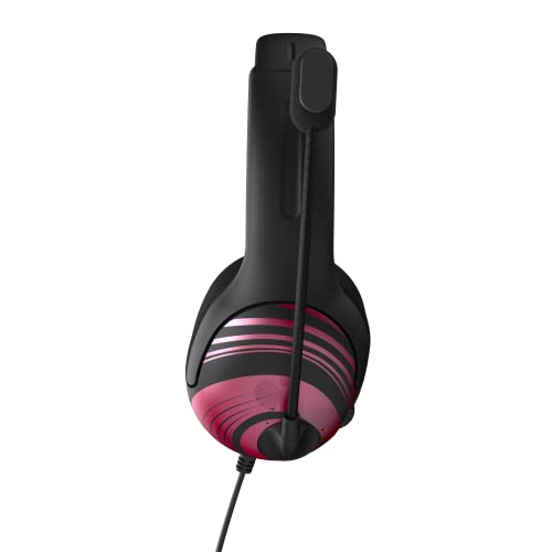 PDP Gaming AIRLITE Xbox Headset with Mic, Licensed Microsoft Xbox Accessories - Series X|S, Xbox One, PC/Windows 10/11, Lightweight, Stereo Headphones, Wired Power, Noise-Cancelling mic - Ruby Swirl