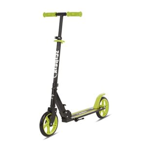 voyager big wheel 2 wheeled kick scooter folding scooter for kids large 200 mm wheels, easy & portable fold-n-carry design, ultra-lightweight, comfortable & safe, durable & easy to ride