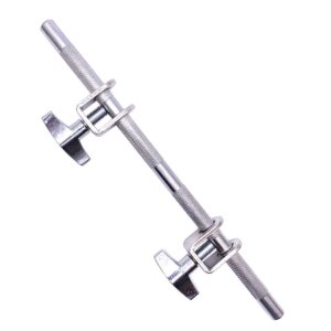 tuoren double rows cowbell clamp straight rod bass drum hoop mount cowbell holder up or down adjustment percussion cowbell mount rod accessories