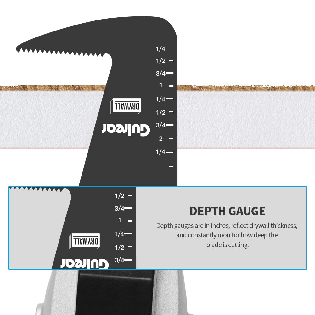 5 Pack Drywall Blade for Oscillating Tool, Oscillating Tool Drywall Jab Saw Blade Fit Fein Multimaster Porter Cable Bosch Ryobi Dewalt Milwaukee Rockwell Oscillating Tool Blades